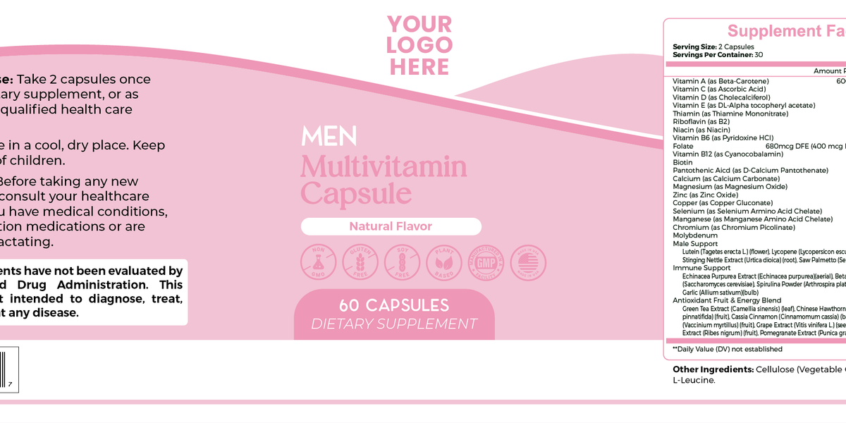 Men's Multivitamin Capsule for Vitality