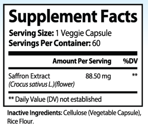 Premium Saffron Capsules for Health Benefits